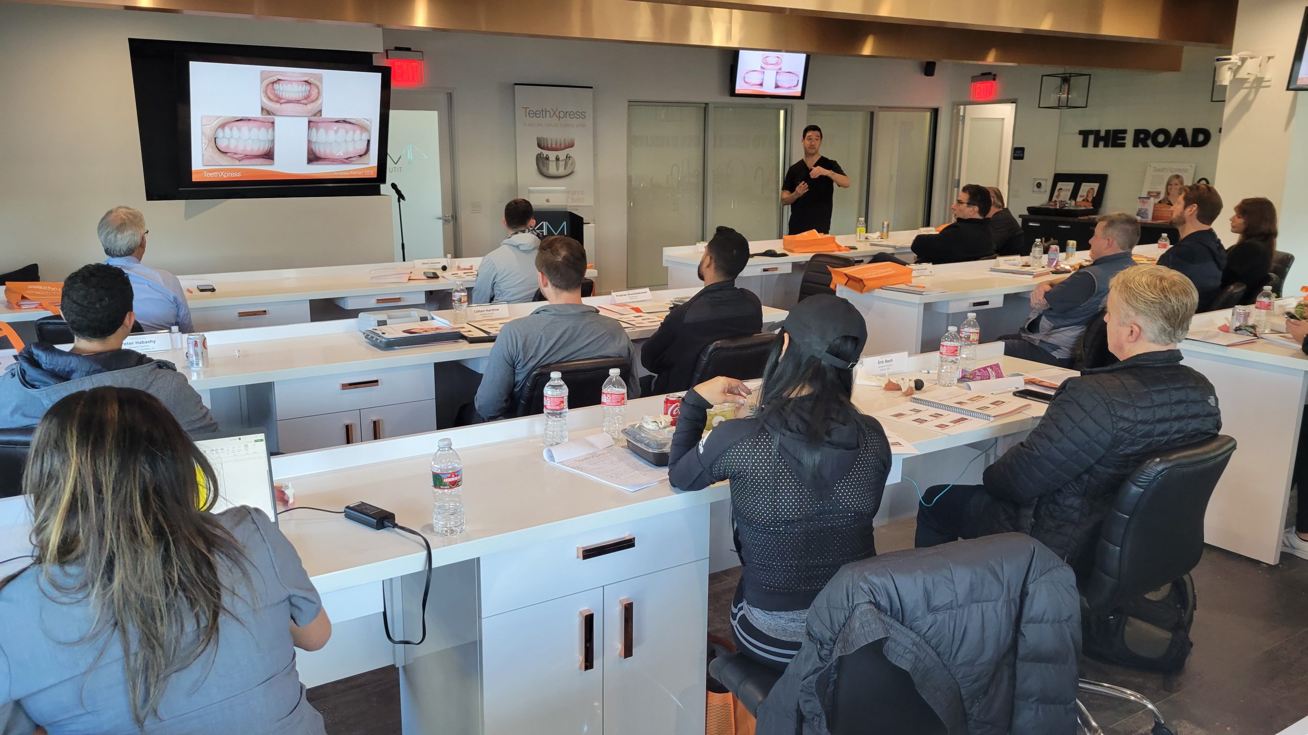 TeethXpress implant course led by Drs. Andrew Ferrier & Arshiya Sharafi